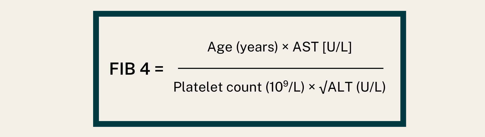 FIB-4 Calculator - Liver Foundation