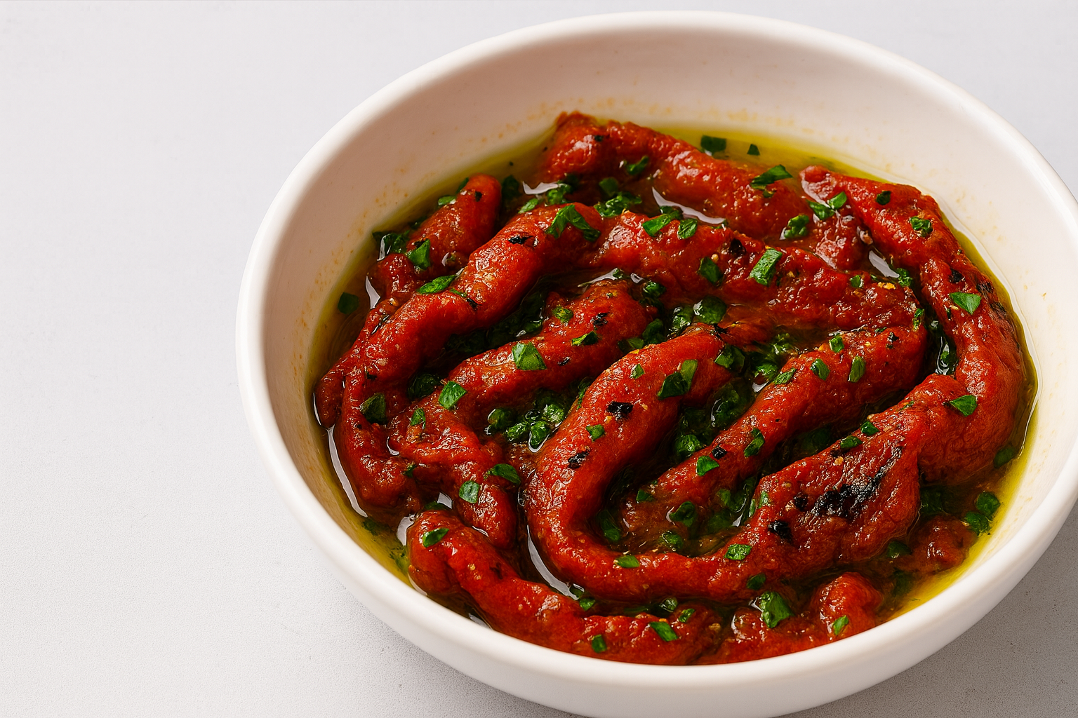 Marinated Grilled Capsicums