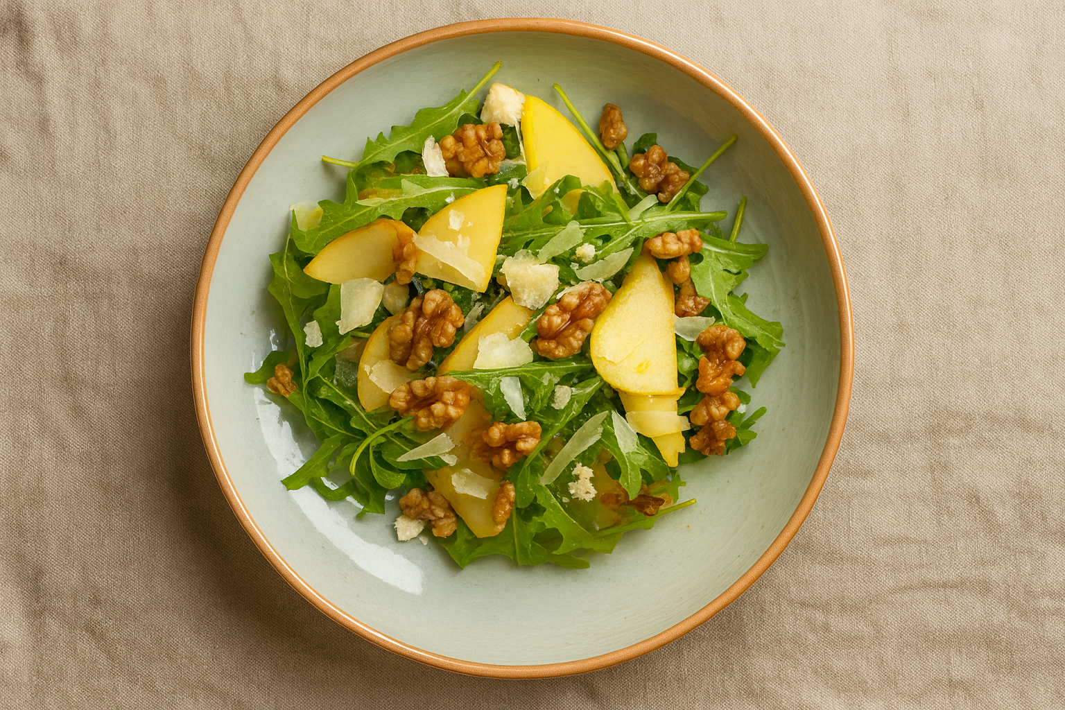 Rocket, Pear and Walnut Salad | Liver Foundation