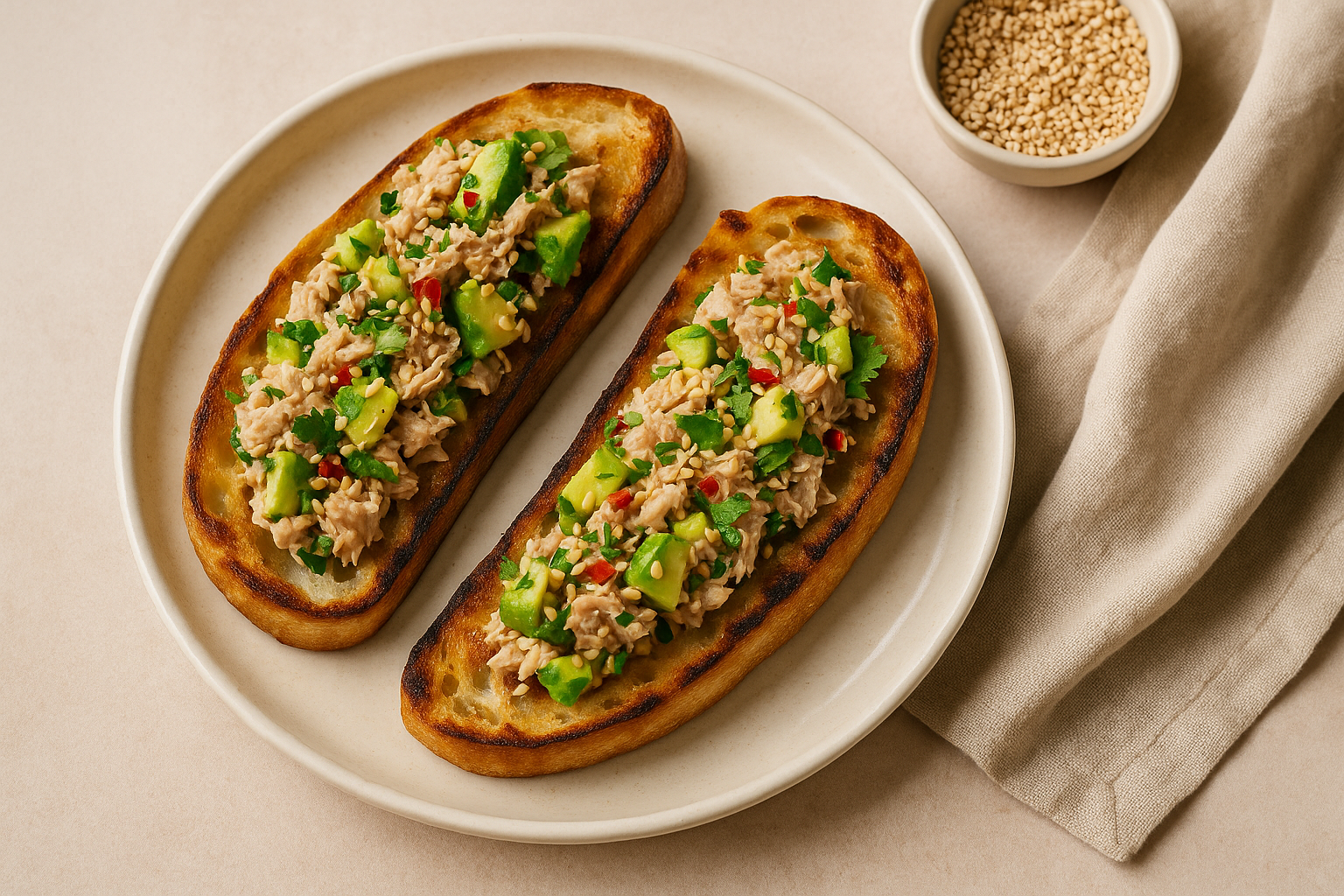 Tuna Turkish Toast | Liver Foundation